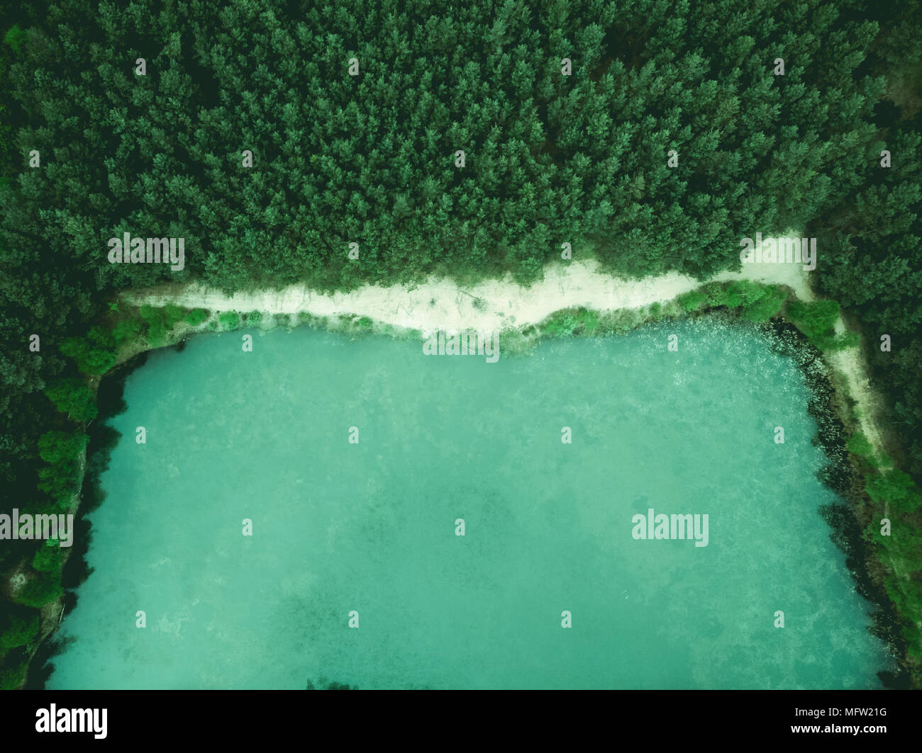 Birds eye view over border hi-res stock photography and images - Alamy