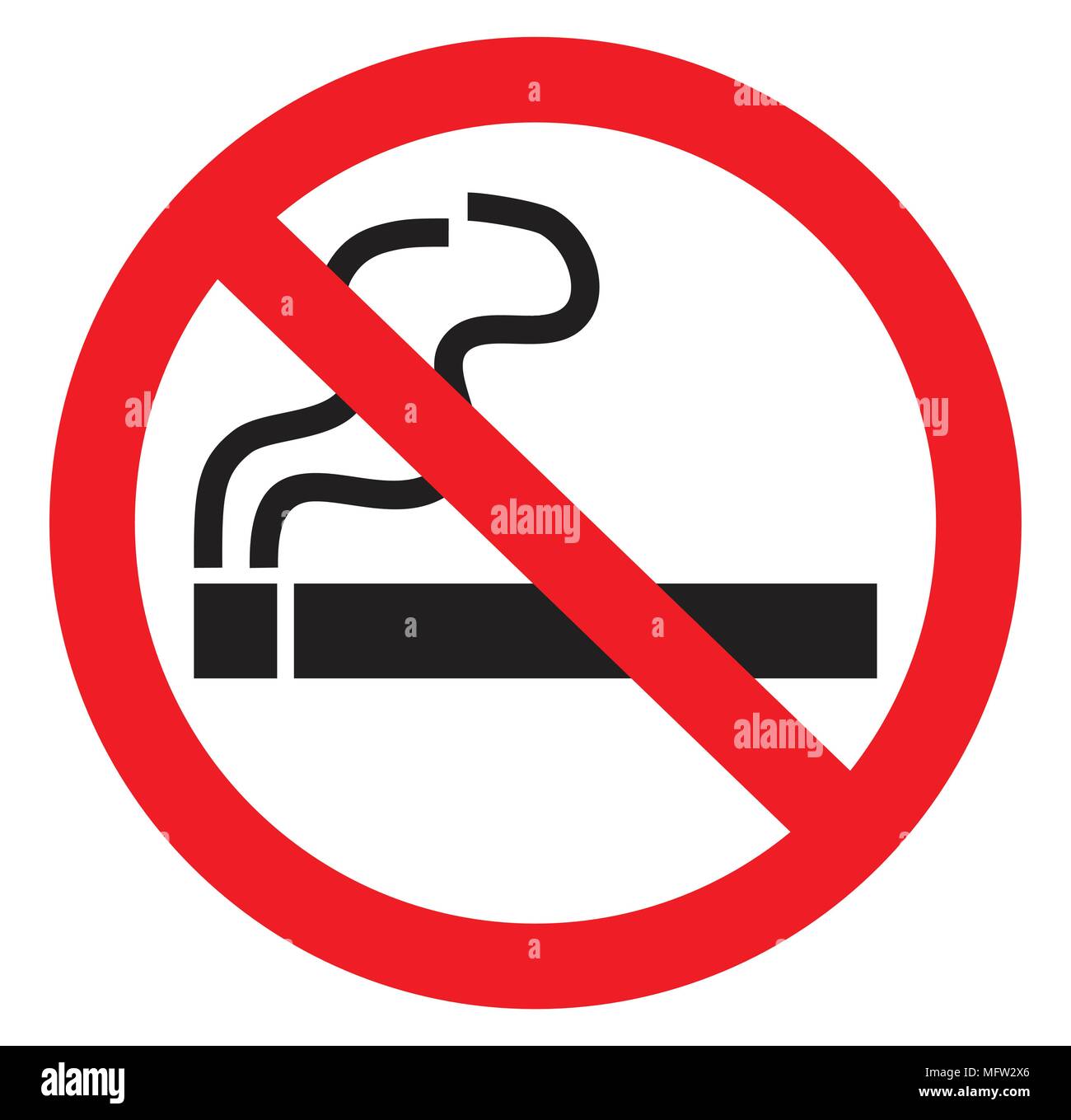 No smoking symbol icon Stock Vector Image & Art - Alamy