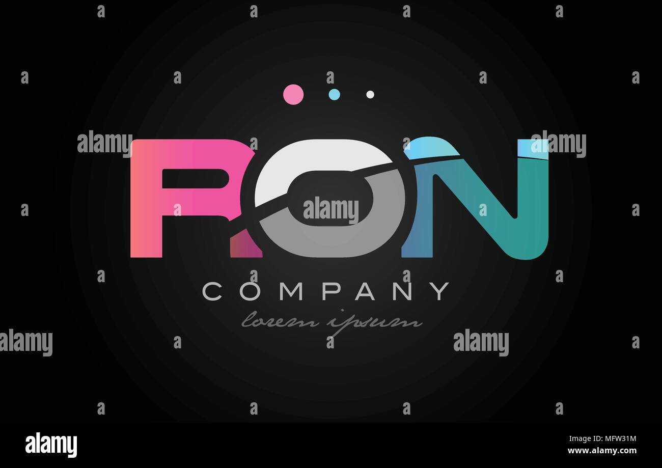 Ron alphabet Stock Vector Images - Alamy