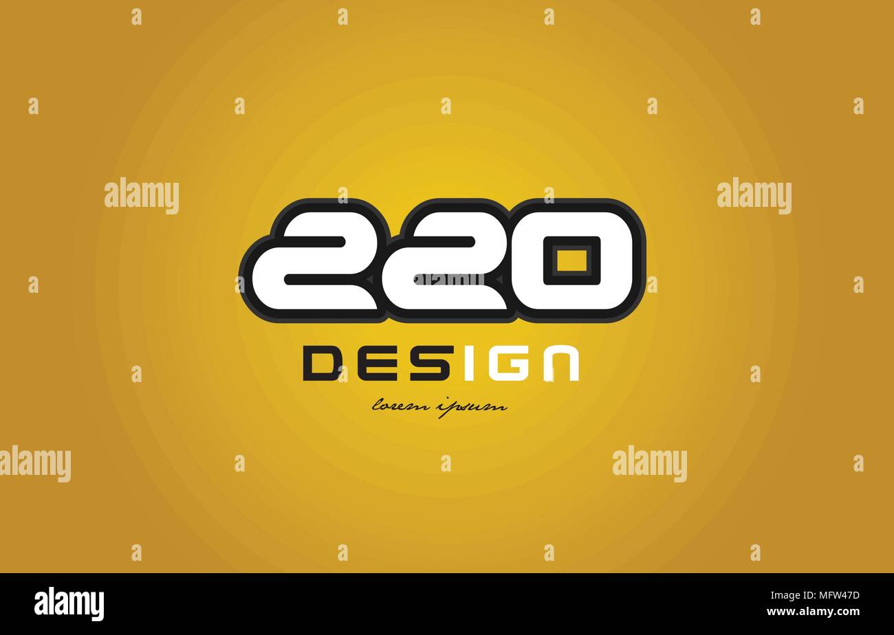 Number 220 Stock Vector Images - Alamy