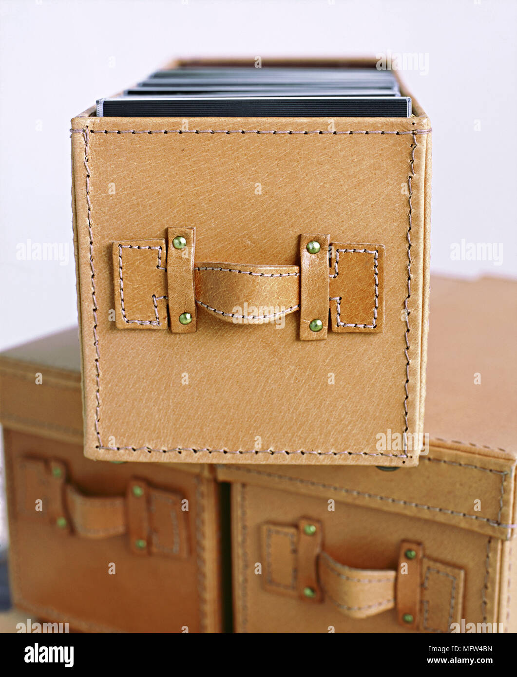 Leather lids hi-res stock photography and images - Alamy