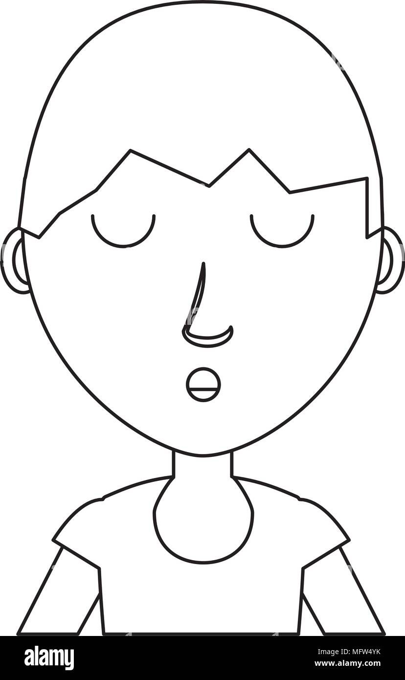 cartoon boy icon over white background, vector illustration Stock ...