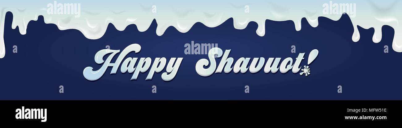 Happy Shavuot banner Stock Vector Image & Art - Alamy