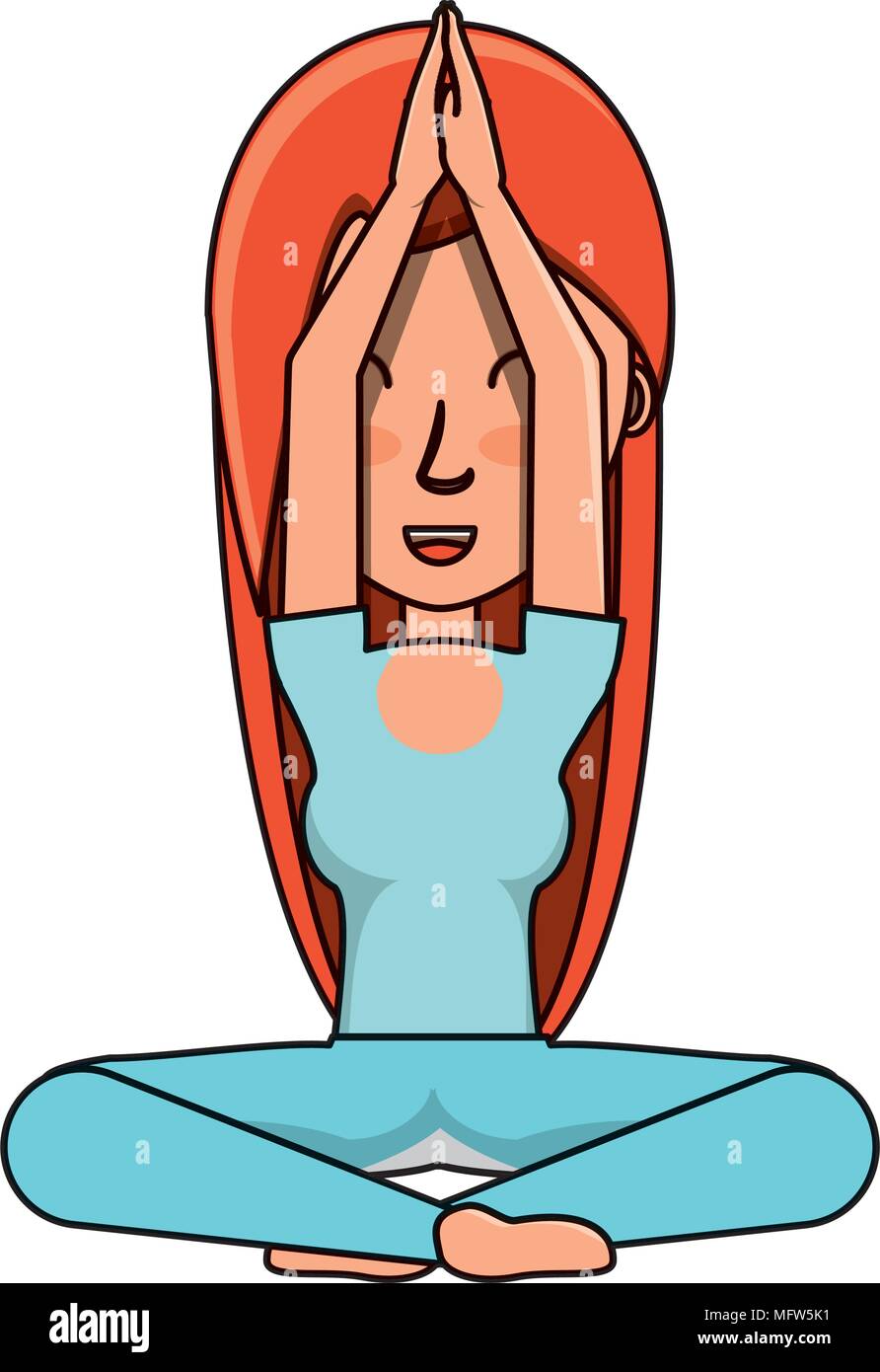 Namaste gesture Stock Vector Images - Alamy