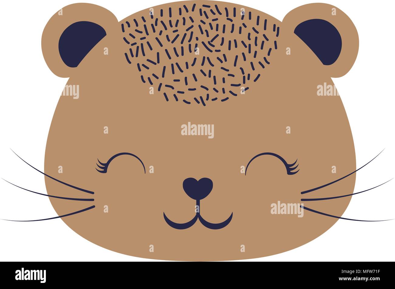 cute squirrel icon over white background, colorful design. vector ...