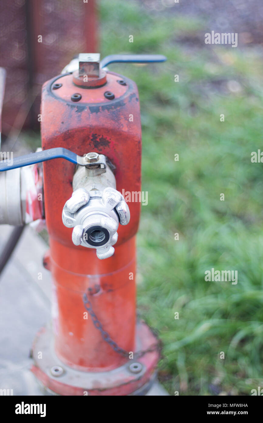 Fire station firefighter training equipment used by fireman to simulate ...