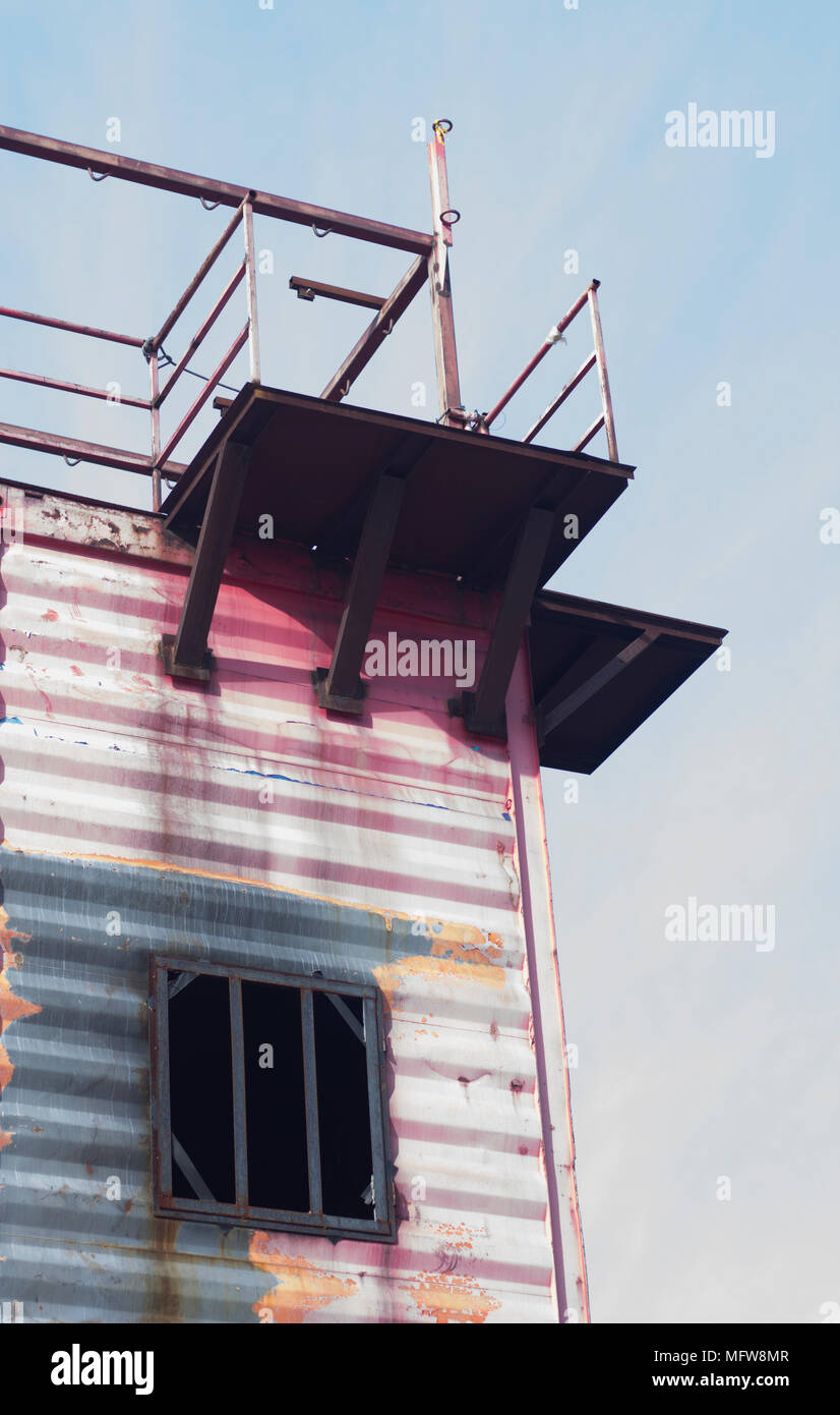 Fire station firefighter training equipment used by fireman to simulate ...