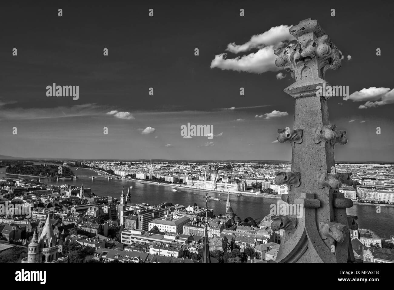 View blue city in Black and White Stock Photos & Images - Alamy
