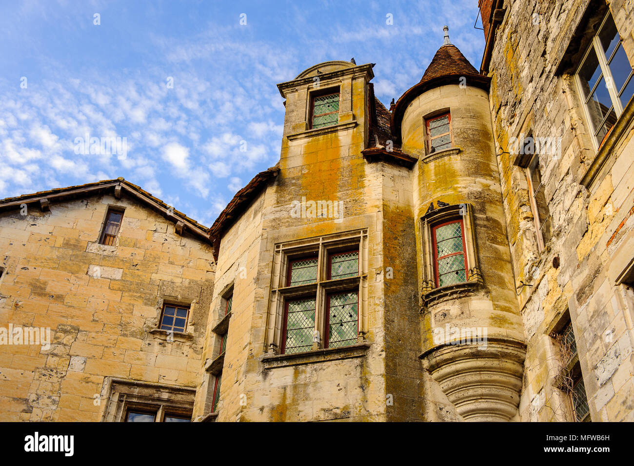 Medieval architecture of the Old Town, Perigueux, France Stock Photo ...