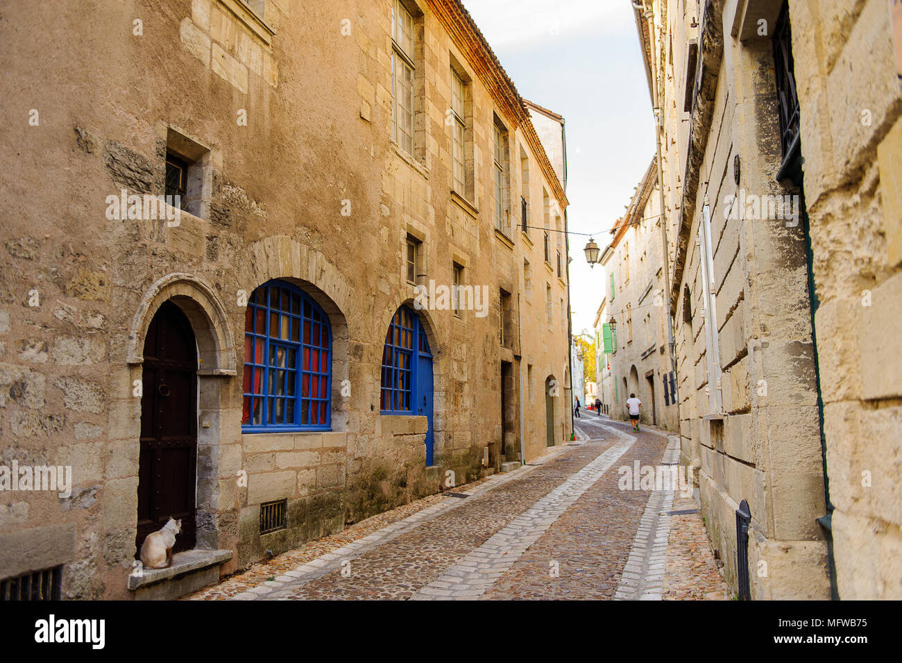 Medieval architecture of the Old Town, Perigueux, France Stock Photo ...