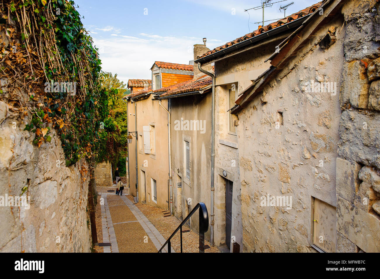 Medieval architecture of the Old Town, Perigueux, France Stock Photo ...