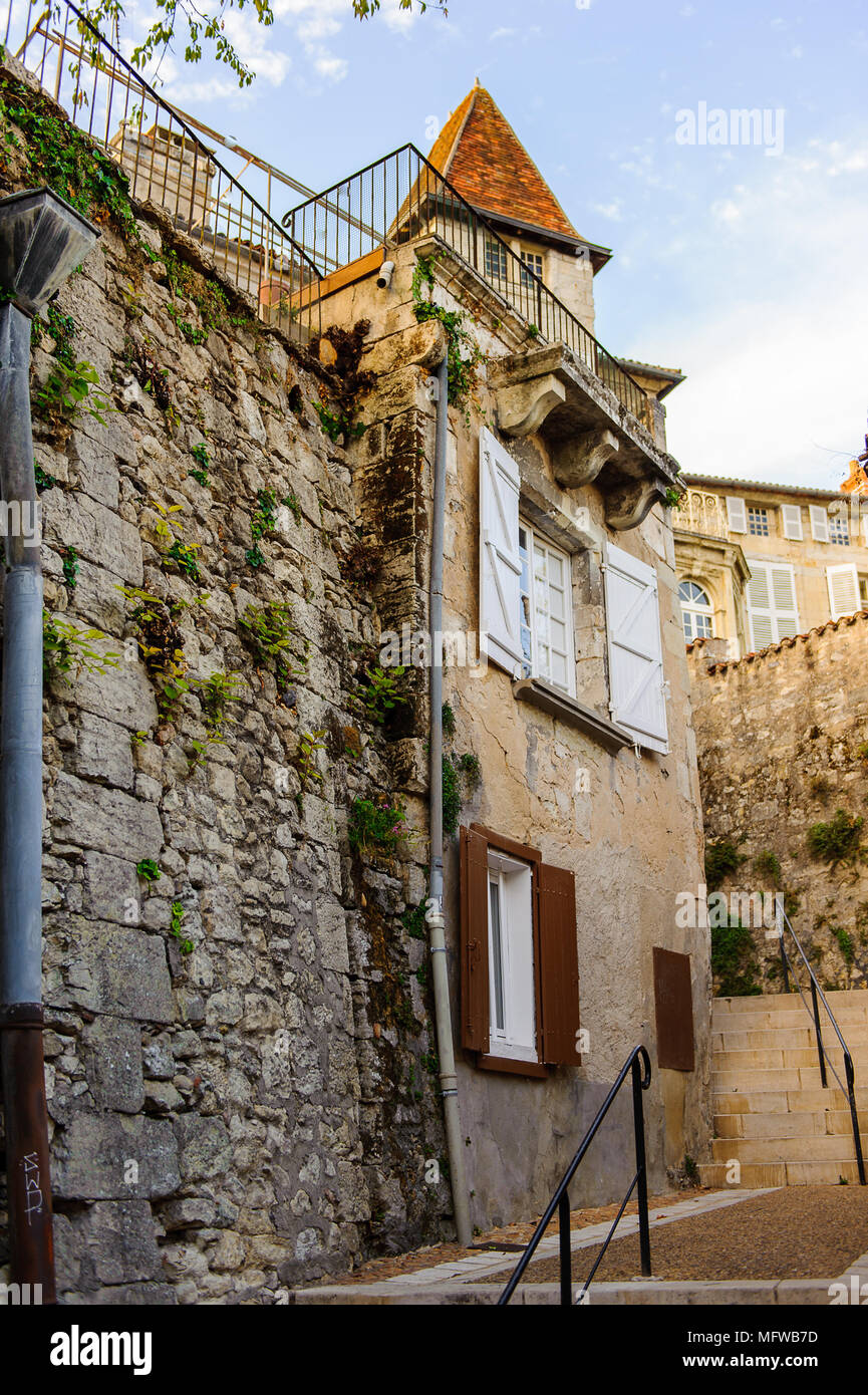 Medieval architecture of the Old Town, Perigueux, France Stock Photo ...