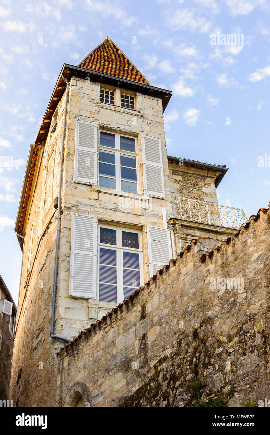 Medieval architecture of the Old Town, Perigueux, France Stock Photo ...