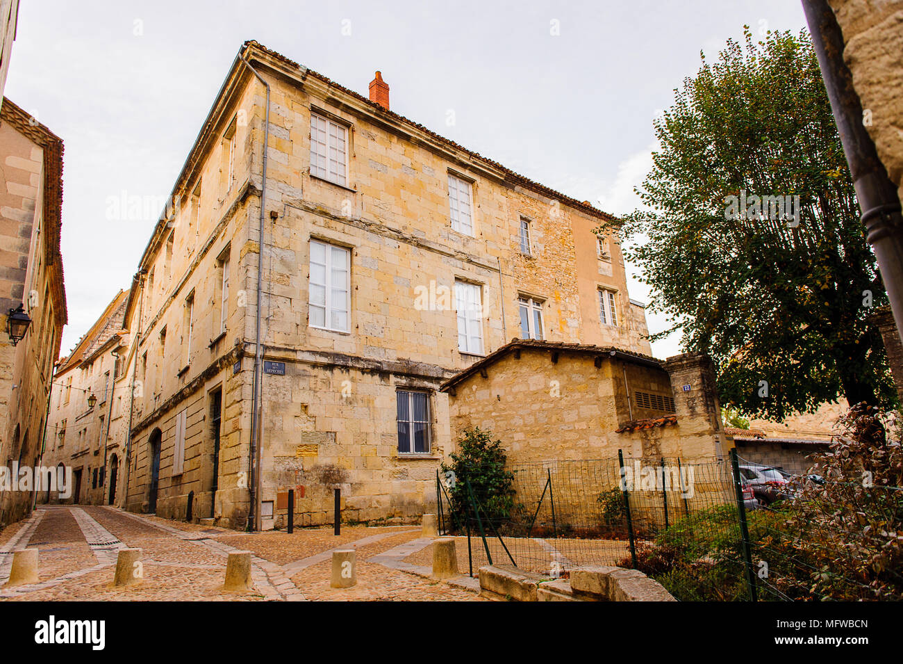 Medieval architecture of the Old Town, Perigueux, France Stock Photo ...