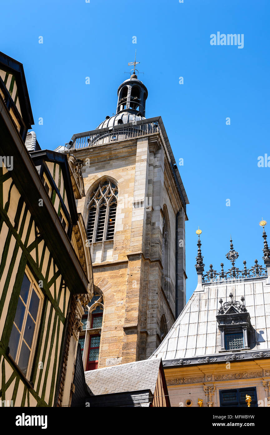 Medieval classical architecture of Rouen, the capital of the region of ...