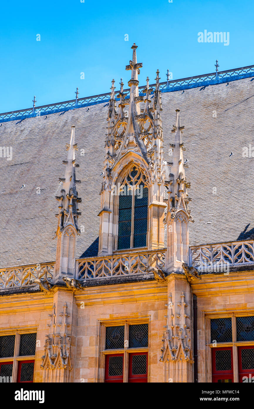 Palace of Justice of Rouen, the capital of the region of Upper Normandy ...