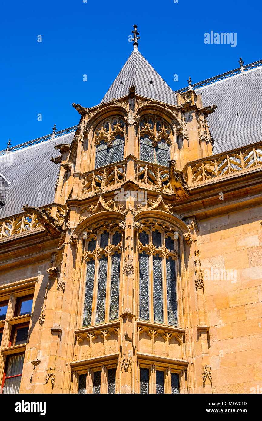 Medieval classical architecture of Rouen, the capital of the region of ...