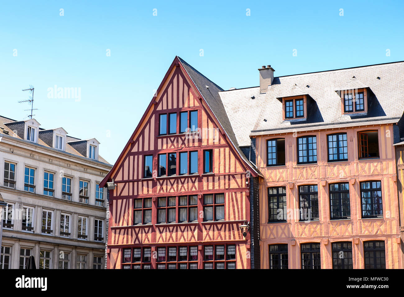 Joan D'Arc square, Rouen, France Stock Photo - Alamy