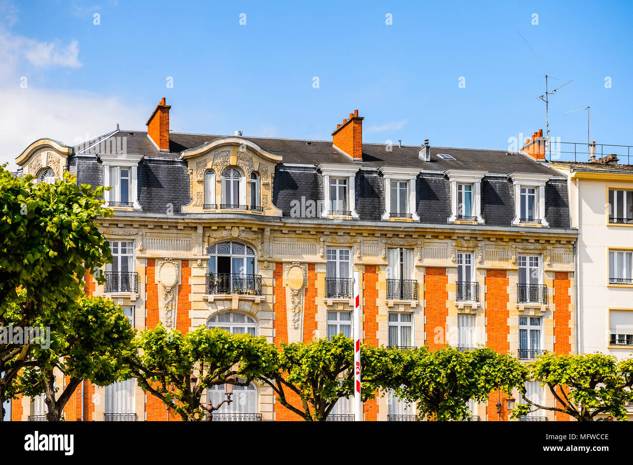 Architecture of Rheims, Champagne-Ardenne, France Stock Photo - Alamy