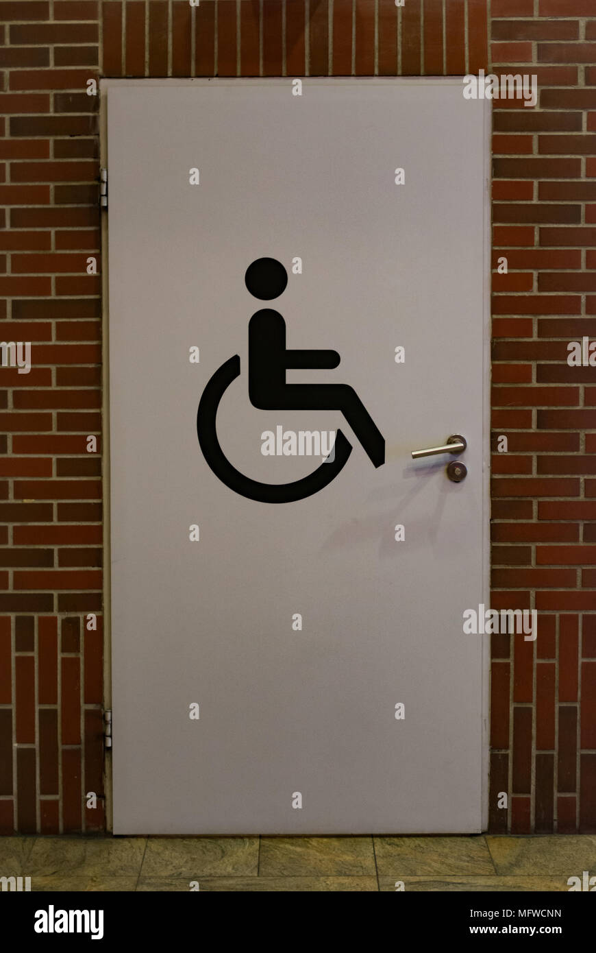 Handicap Entrance Doors To Bathroom