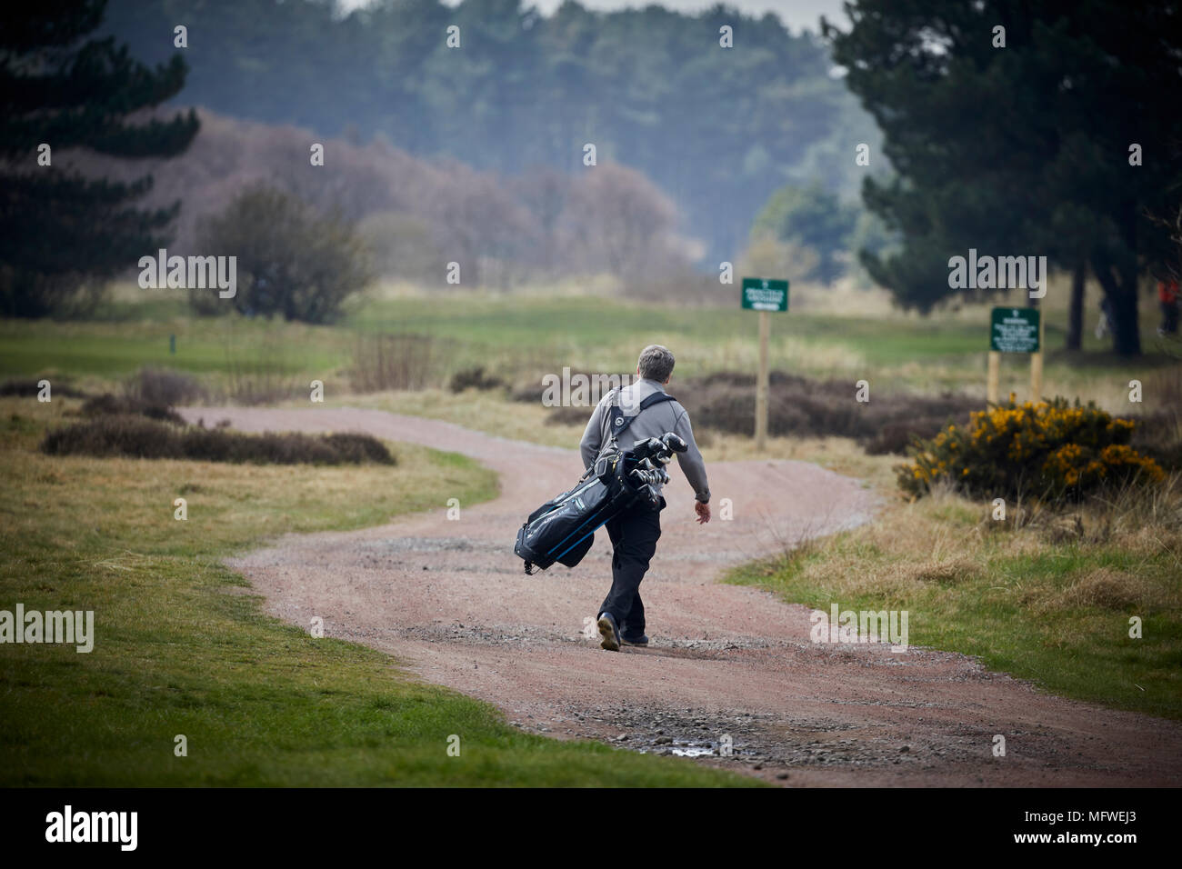 Formby, Borough of Sefton, Merseyside, England. Formby Golf Club club ...