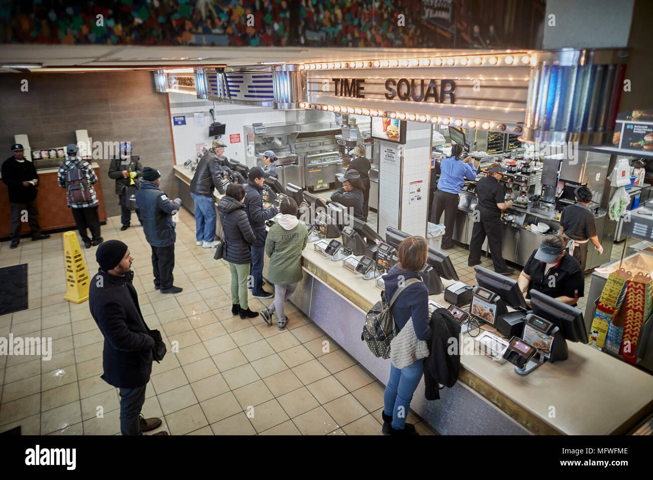 Mcdonalds counter hi-res stock photography and images - Alamy