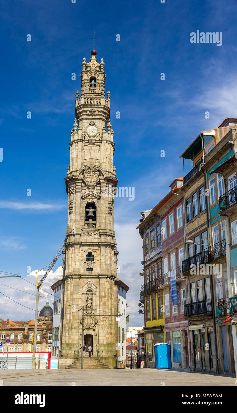 Clerigos tower in porto hi-res stock photography and images - Alamy