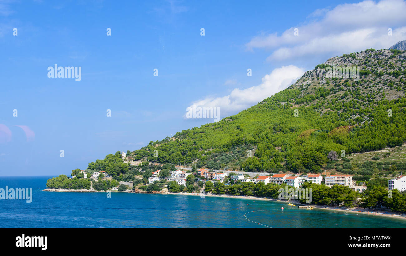 Nature of Croatia, mountains and Adriatic Sea Stock Photo - Alamy