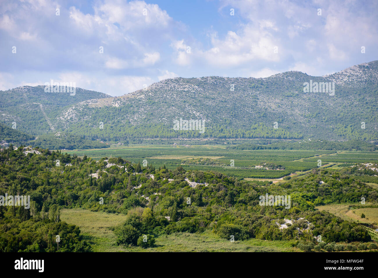 Nature of Croatia, mountains and Adriatic Sea Stock Photo - Alamy