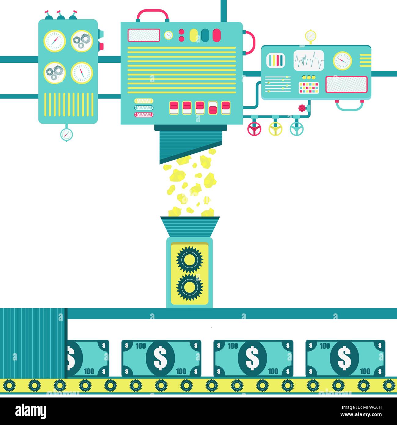 Gold mine processing plant hi-res stock photography and images - Alamy