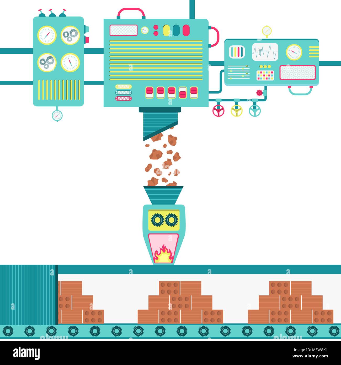 Business pottery industry Stock Vector Images - Alamy