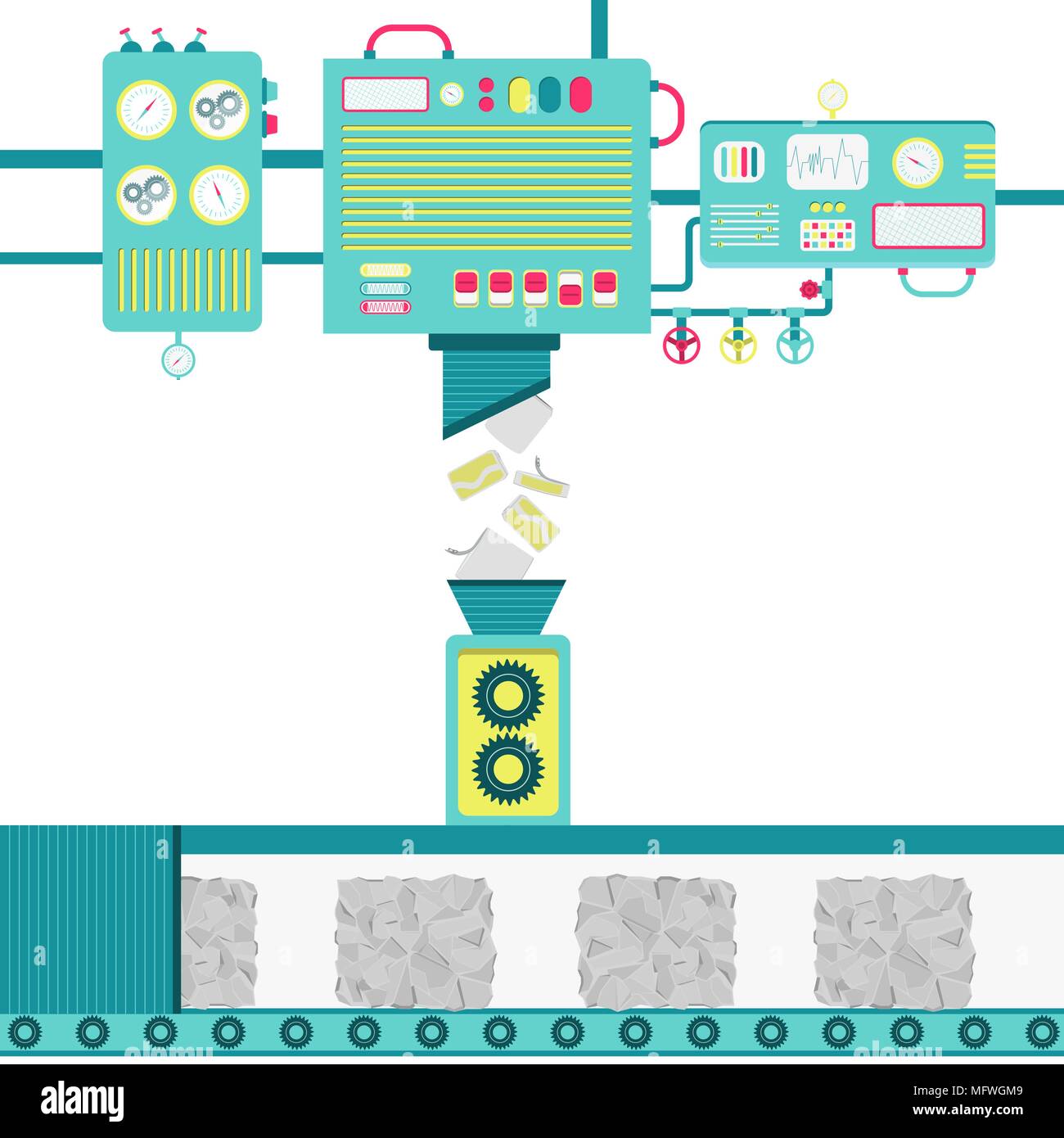 Pressed tin Stock Vector Images - Alamy