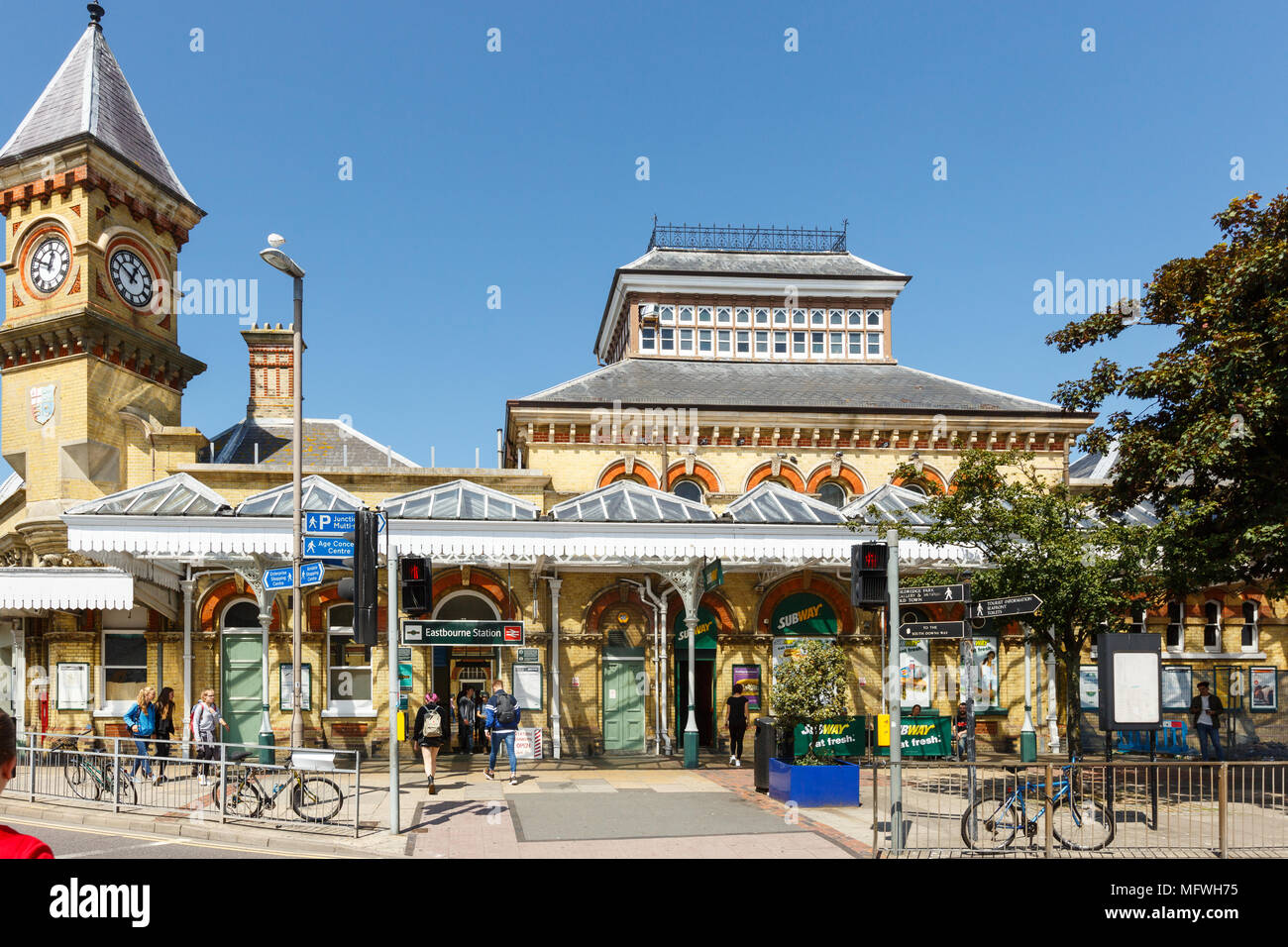 Eastbourne train station hi-res stock photography and images - Alamy