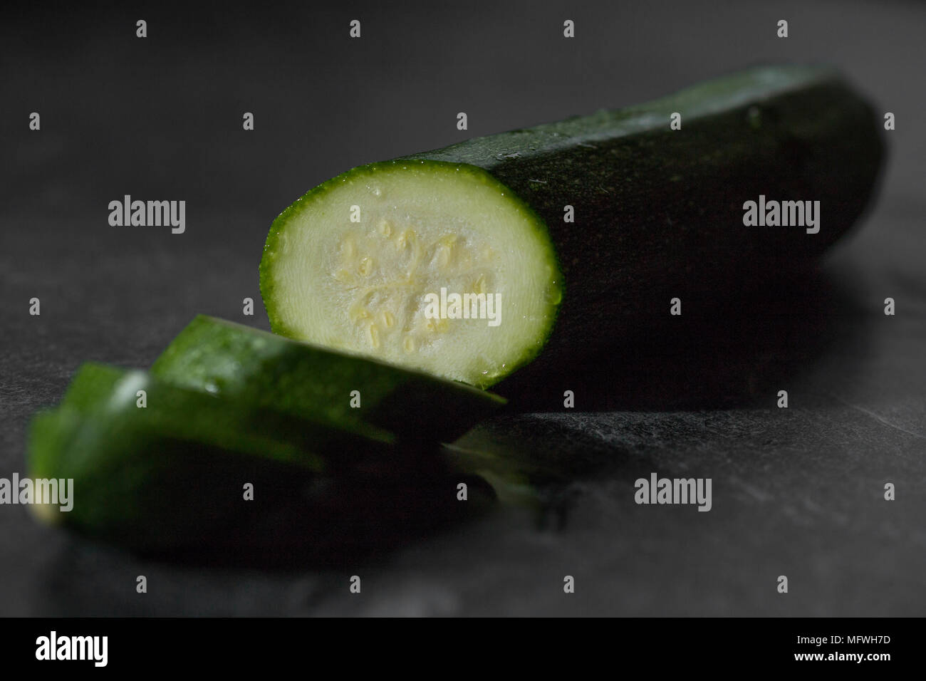 Fruit of a courgette plant hi-res stock photography and images - Alamy