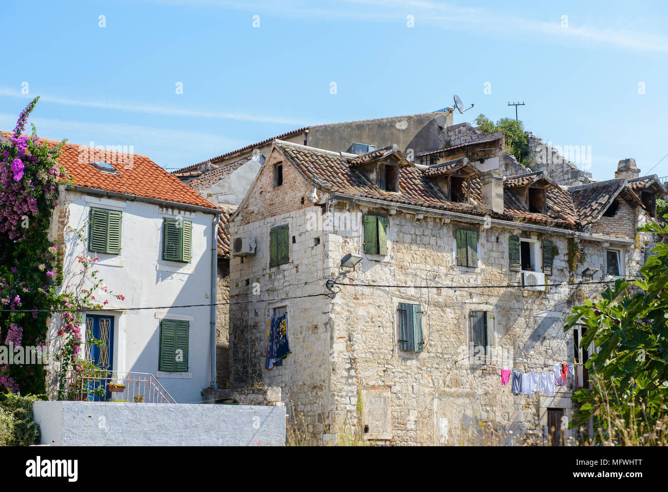 Architecture of the Historical Complex of Split, Croatia Stock Photo ...