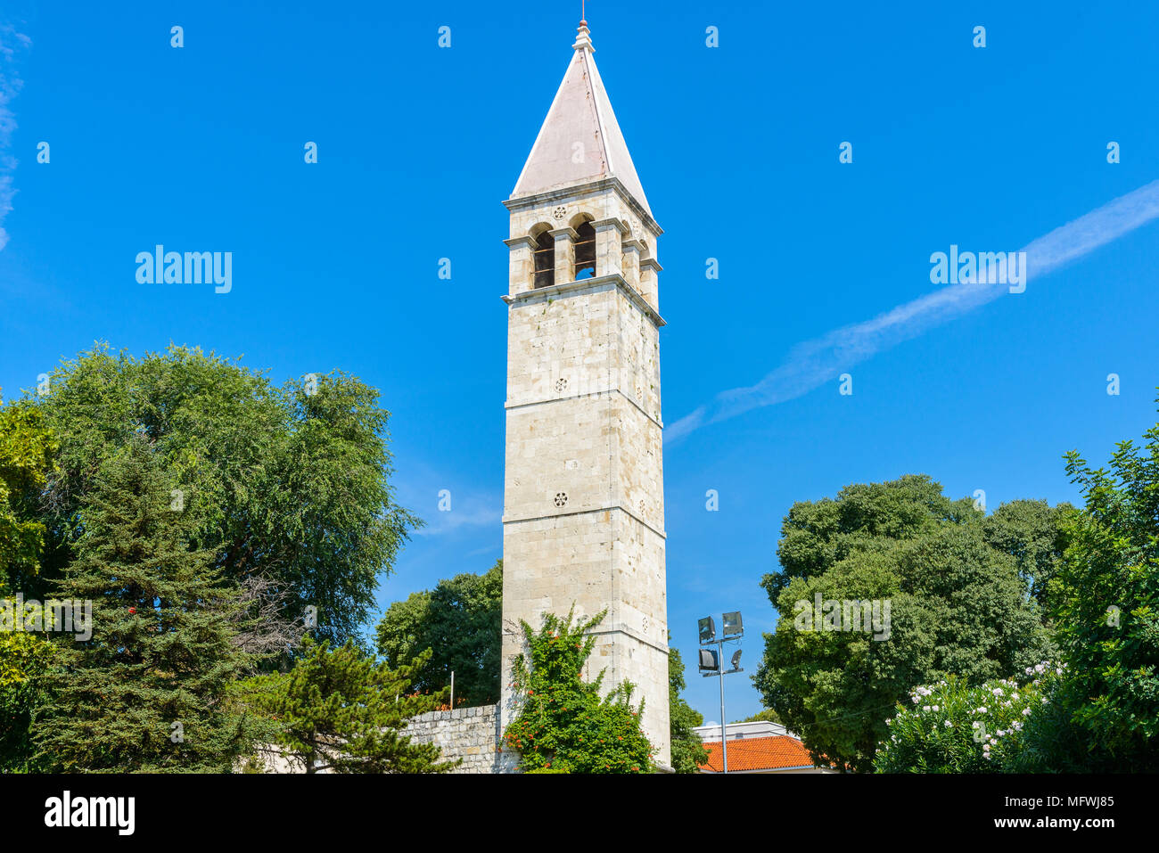 Bell tower in Split, Croatia Stock Photo - Alamy