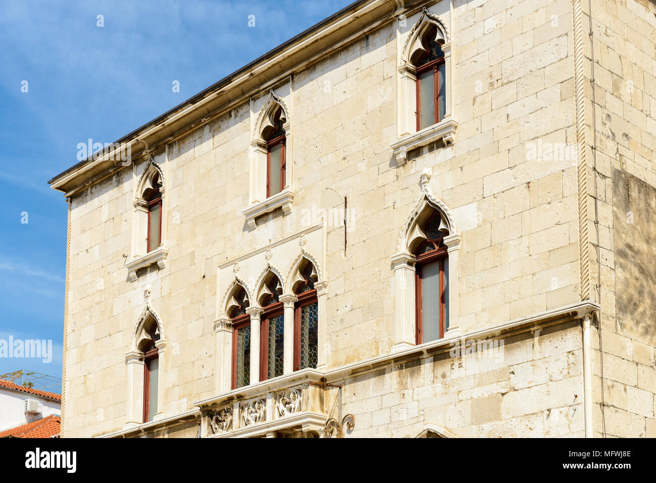 Architecture of the Historical Complex of Split, Croatia Stock Photo ...