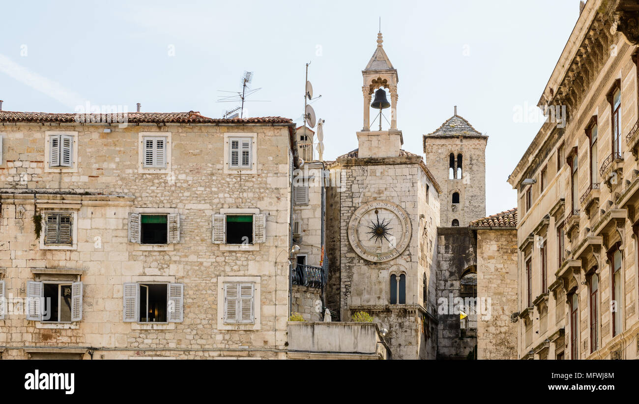 Architecture of the Historical Complex of Split, Croatia Stock Photo ...