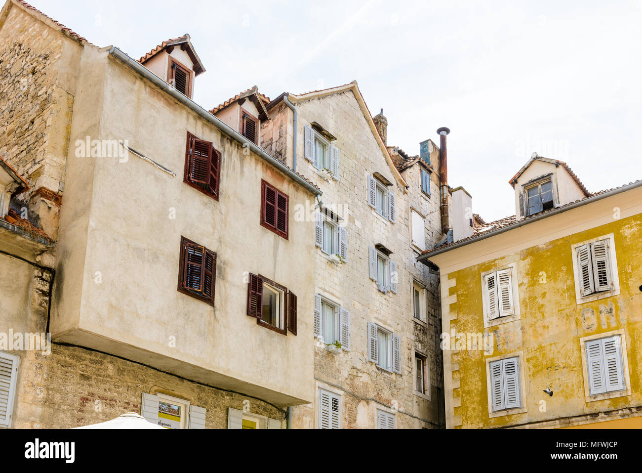 Architecture of the Historical Complex of Split, Croatia Stock Photo ...