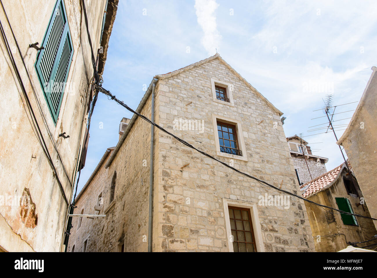 Architecture of the Historical Complex of Split, Croatia Stock Photo ...