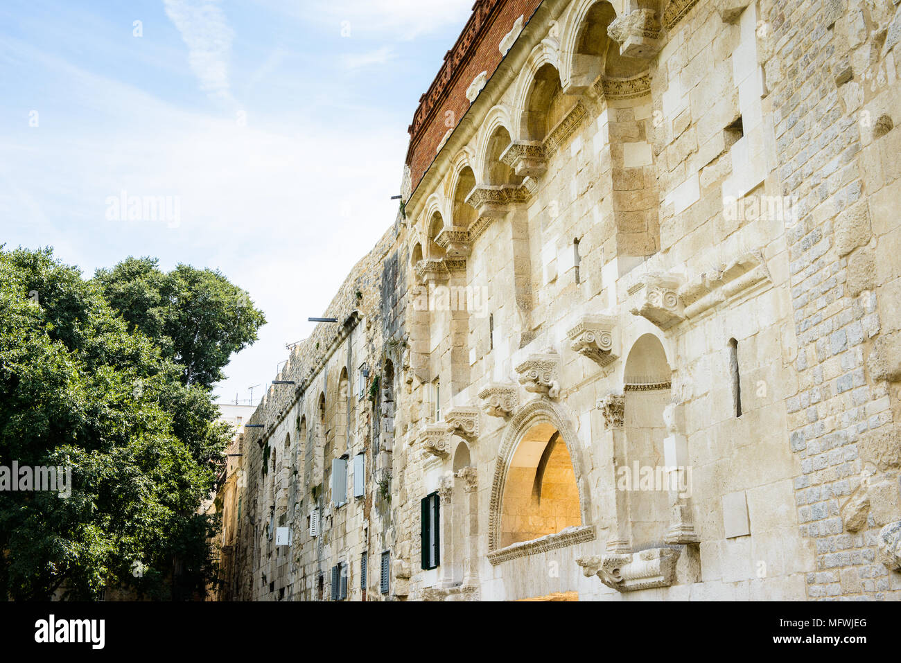 Silver gate roman diocletians palace hi-res stock photography and ...
