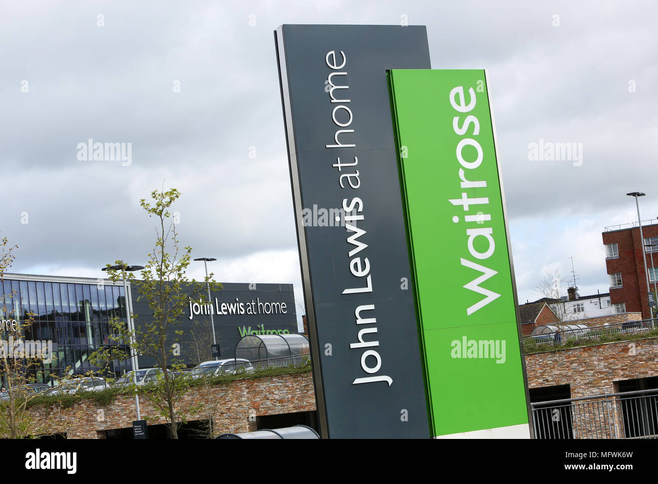 General views of the John Lewis at Home and Waitrose Stores in Horsham ...