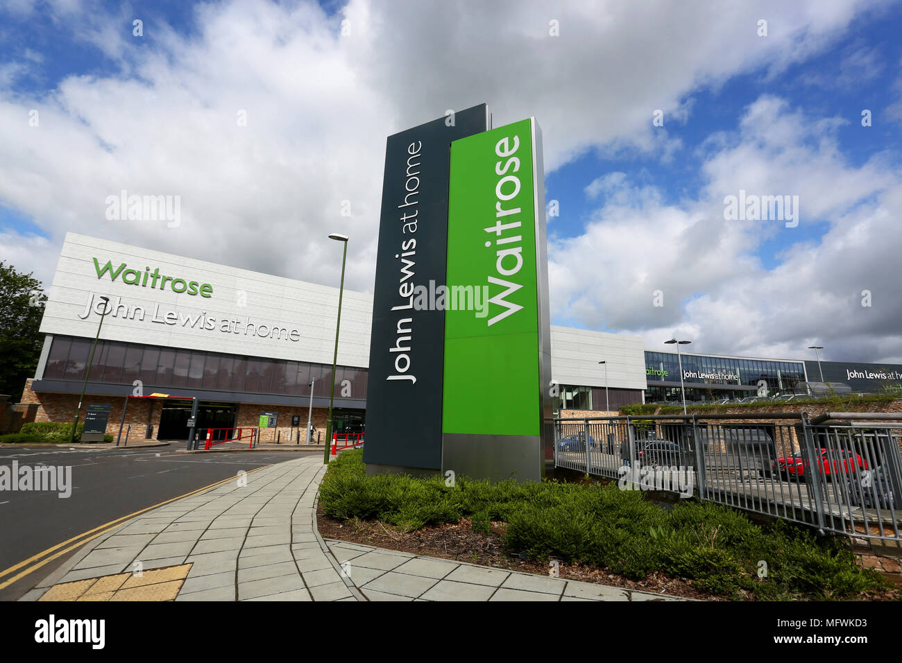 General views of the John Lewis at Home and Waitrose Stores in Horsham ...