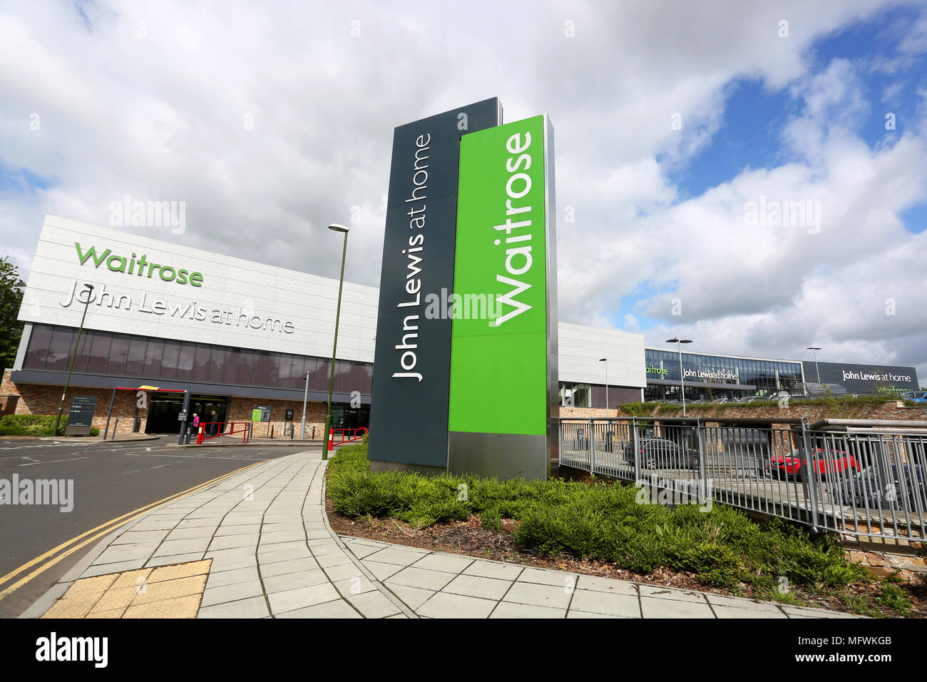 General views of the John Lewis at Home and Waitrose Stores in Horsham ...