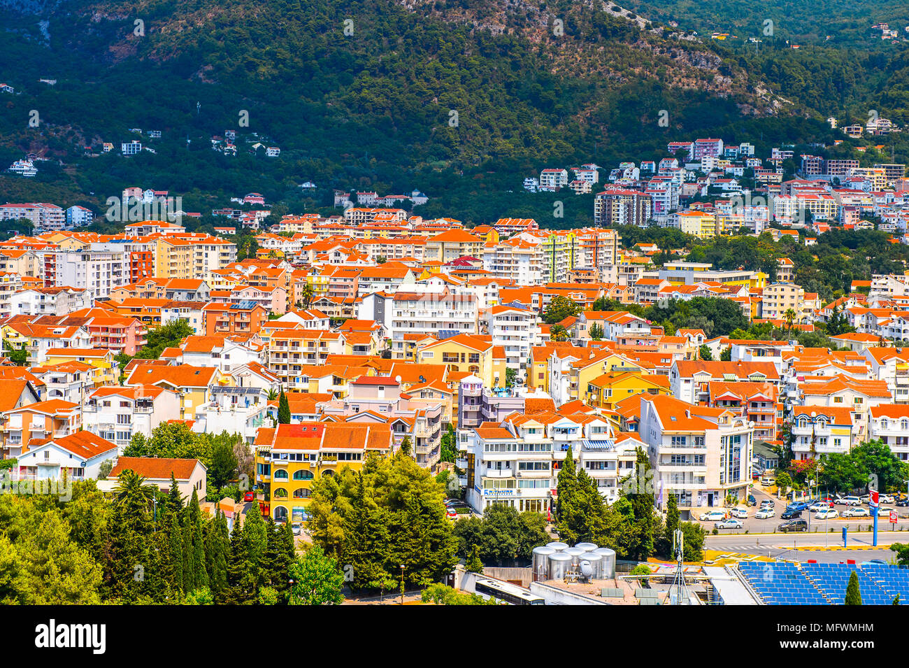 Architecture of Budva Stock Photo - Alamy