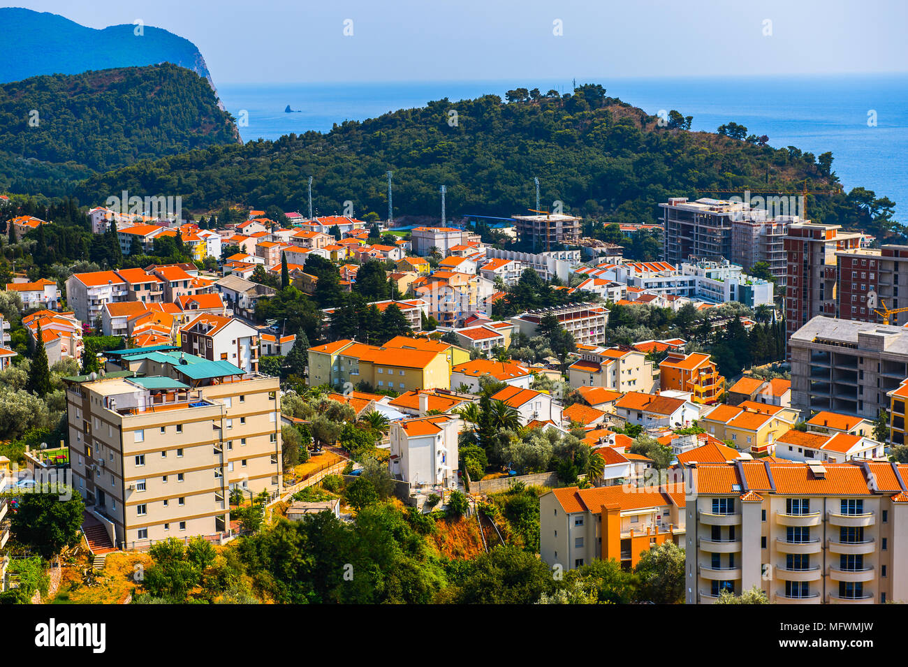 Nature of the Budvan riviera Stock Photo - Alamy