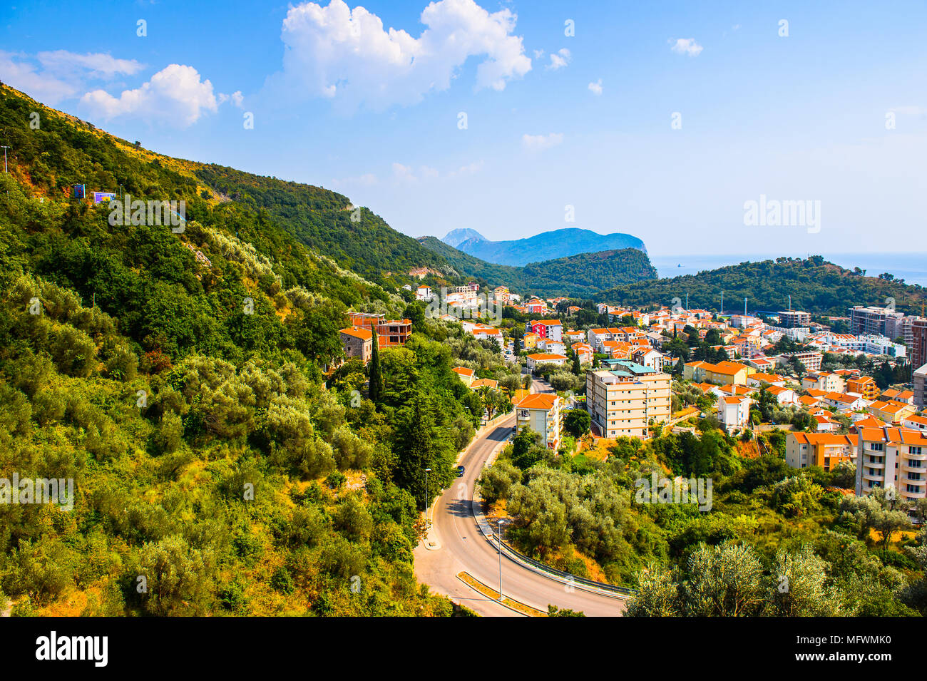 Nature of the Budvan riviera Stock Photo - Alamy