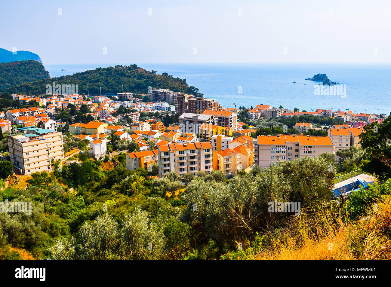 Nature of the Budvan riviera Stock Photo - Alamy