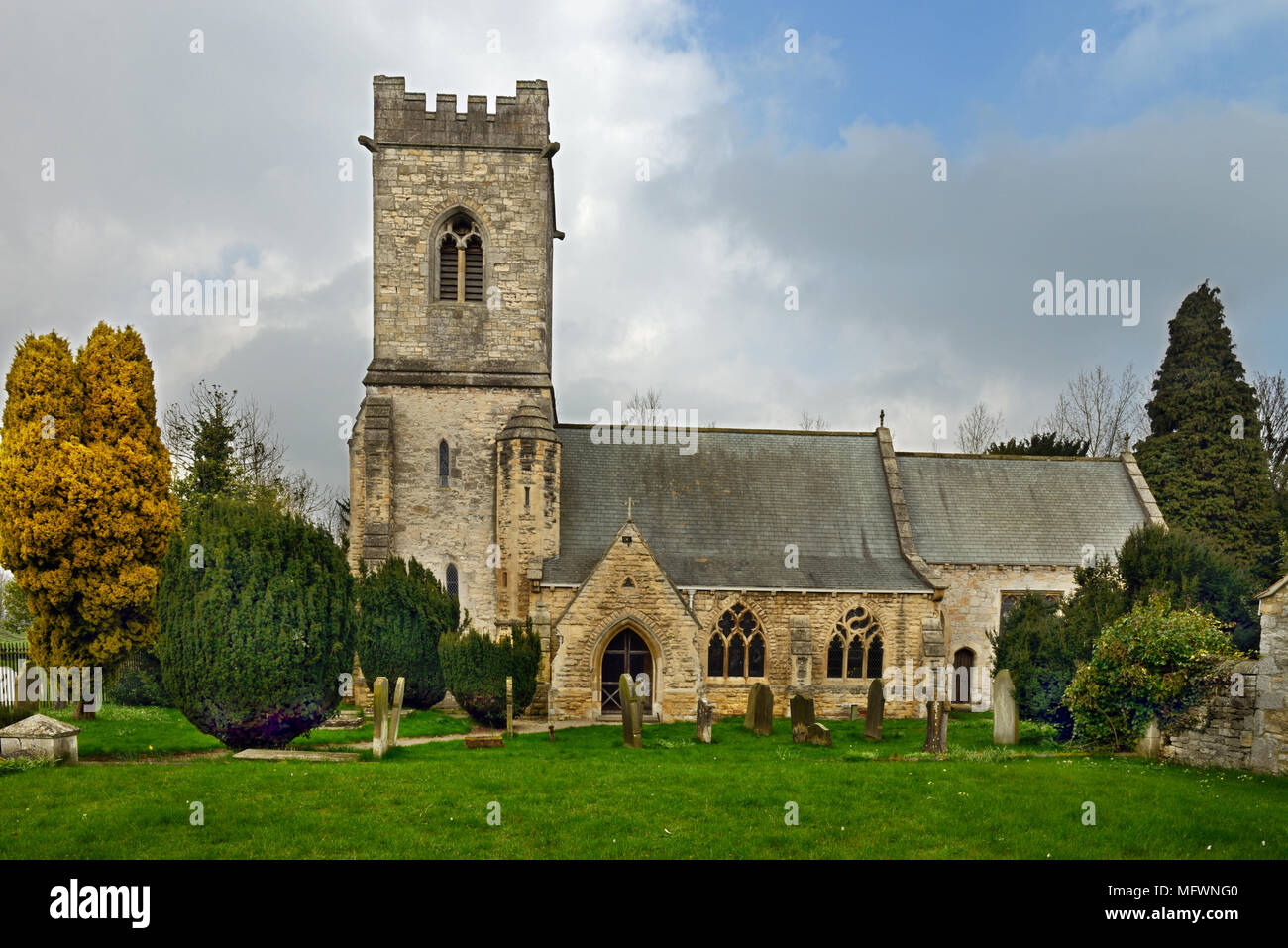 St John the Baptist Church is Grade II Listed Building in Kirkby Wharfe ...