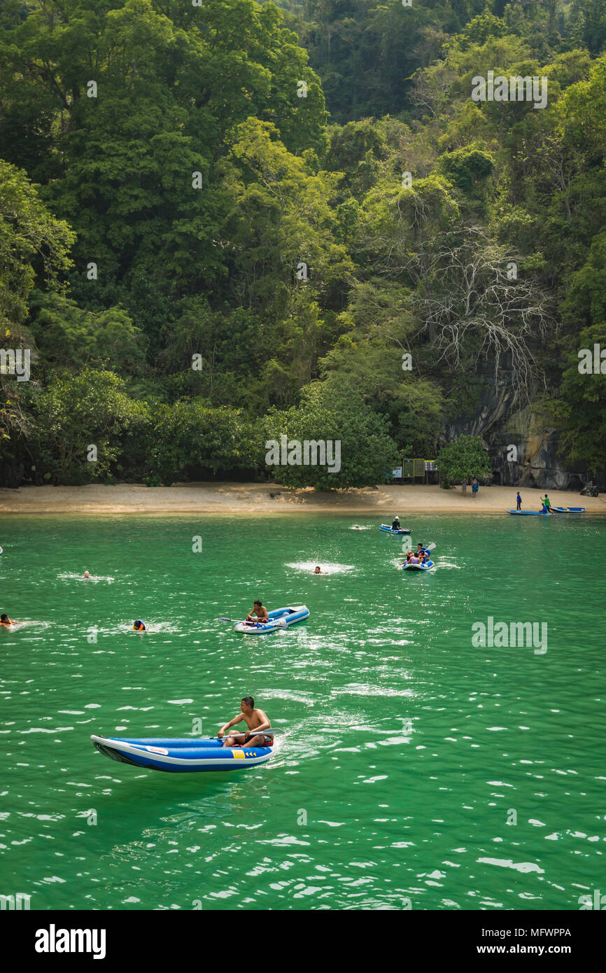 Kayaking in Thailand Stock Photo - Alamy